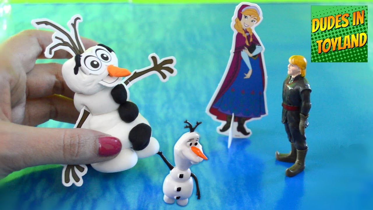 Frozen Do You Want to Build a Snowman? Olaf Craft Kit Crayola play doh ...