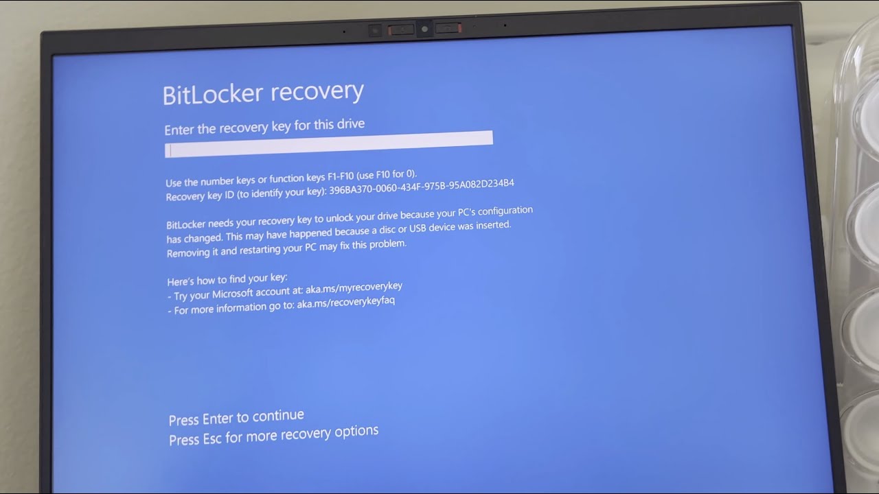 BitLocker Prompt Framework Laptop 16 with eGPU - YouTube