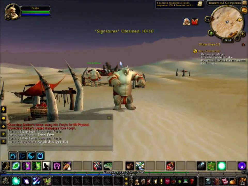 Dunemaul Ogre Recruitment (World of Warcraft - Tanaris) - YouTube
