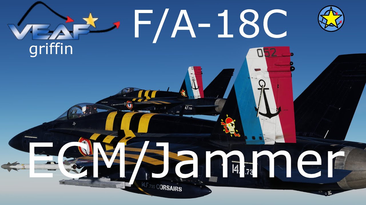 [VEAF] F18 Hornet ECM - Jammer - FR - YouTube