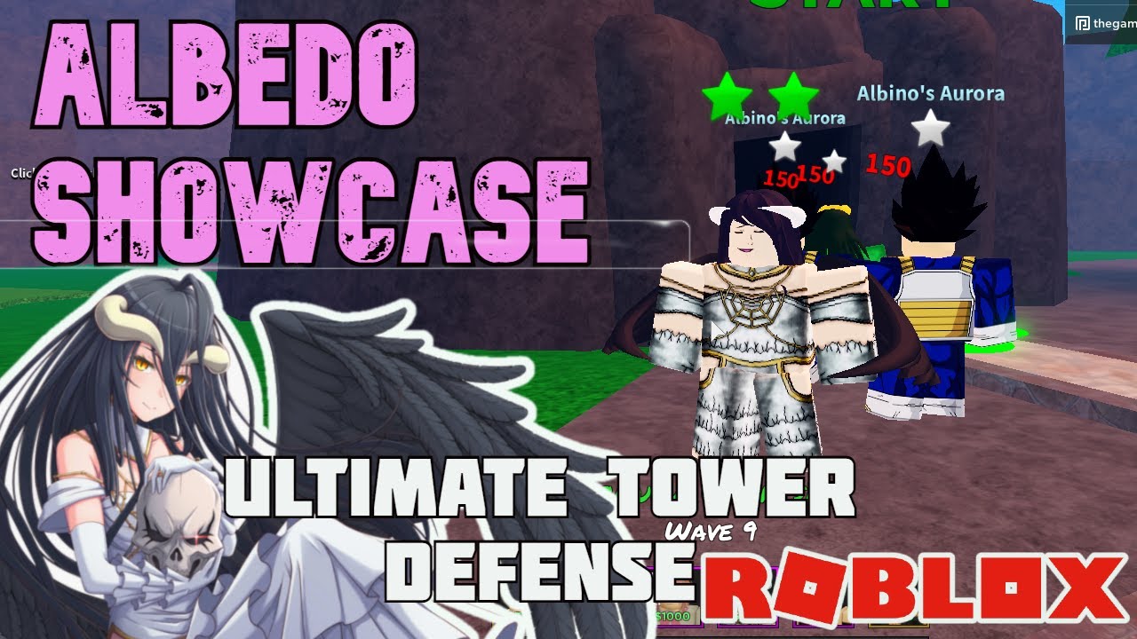 NEW WAIFU ALBEDO - ALBINO SHOWCASE ULTIMATE TOWER DEFENSE - YouTube