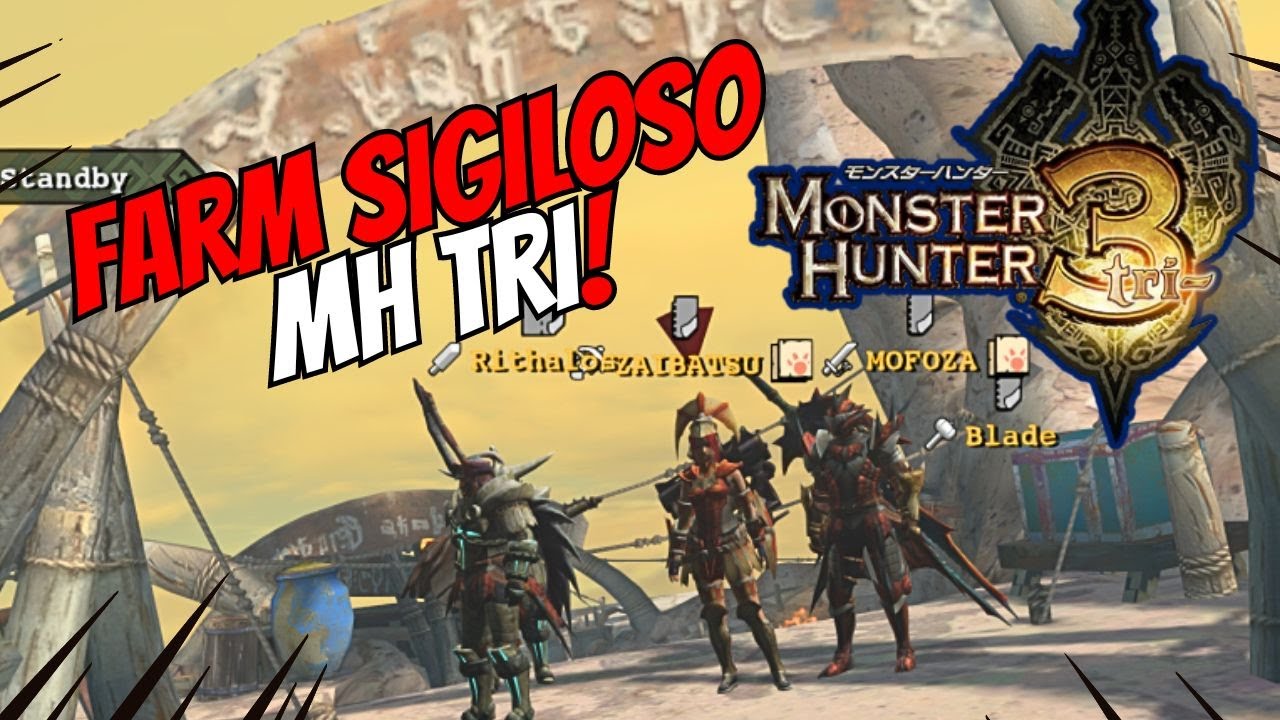 Monster Hunter 3 Tri - Jhen Mohran & Farm em Loc Lac City! - YouTube