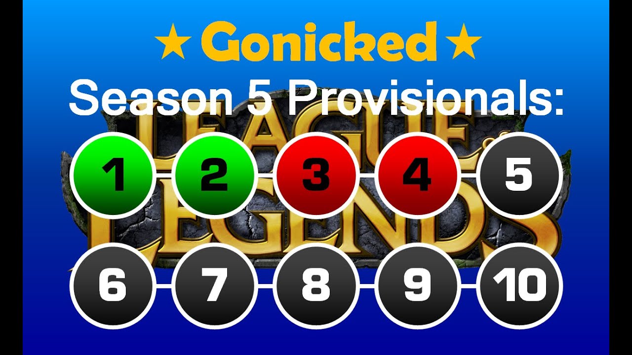 League Of Legends: My Season 5 Provisionals (Game #4) - YouTube