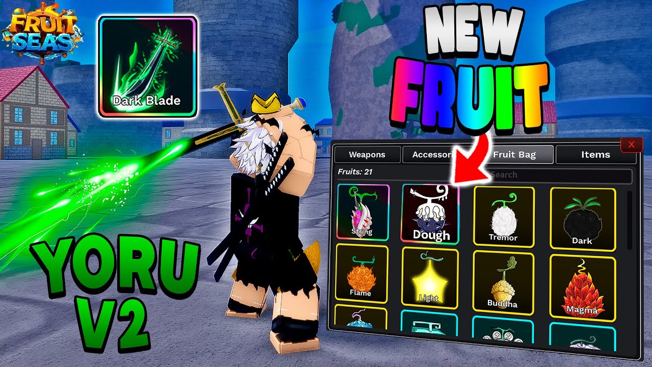 YORU V2?? NOVA FRUTA MITICA UPDATE 3 do FRUIT SEAS!! - YouTube