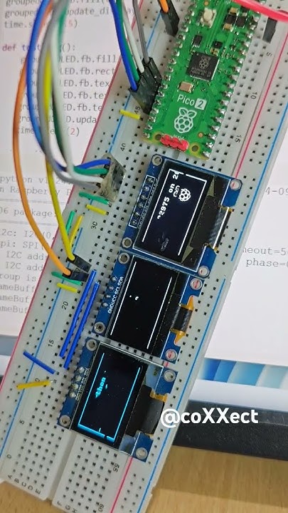 3 SSD1306 OLED on Raspberry Pi Pico 2/MicroPython - YouTube