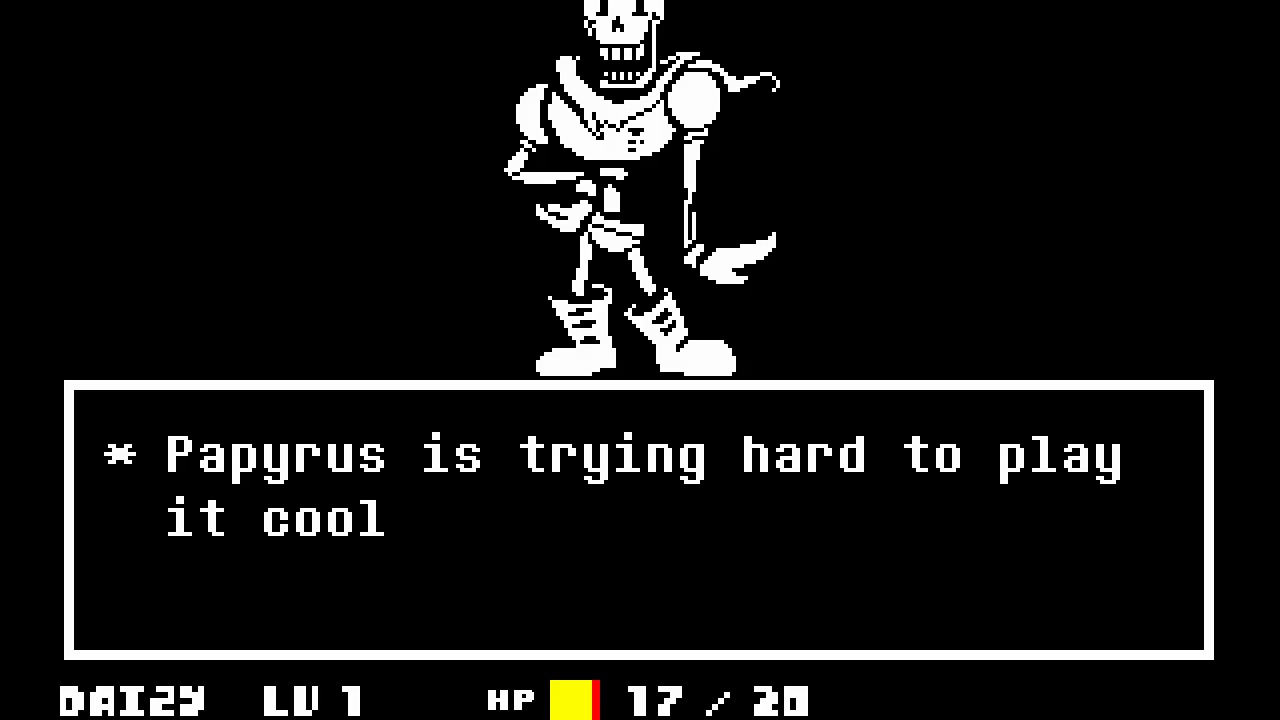 Undertale Papyrus Boss Fight (Pacifist route) - YouTube