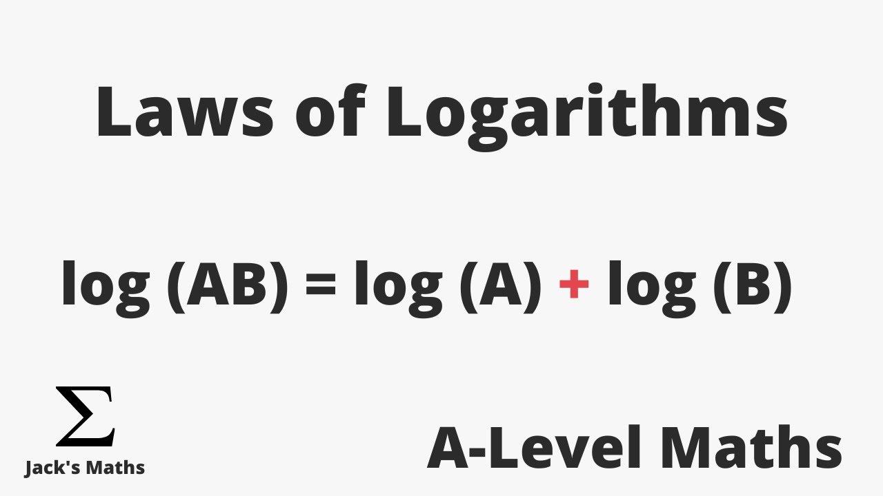 Laws Of Logarithms Proof A Level Maths YouTube Laws Of Logarithms Proof A Level Maths YouTube