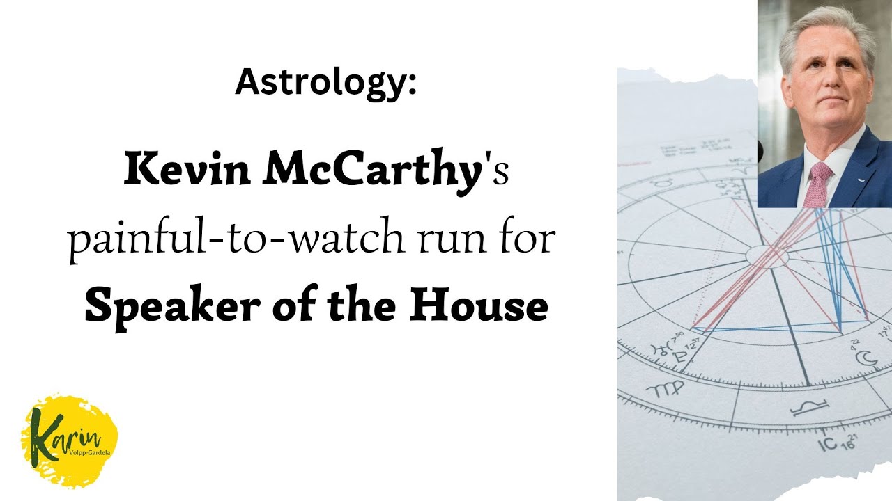 Astrology: Kevin McCarthy's run for Speaker of the House - YouTube