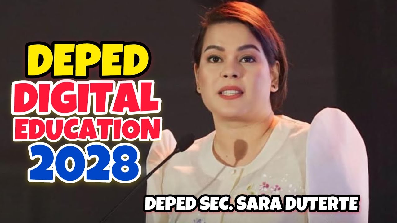 VP SARA DUTERTE PRESENTED THE DEPED DIGITAL EDUCATION 2028! - YouTube