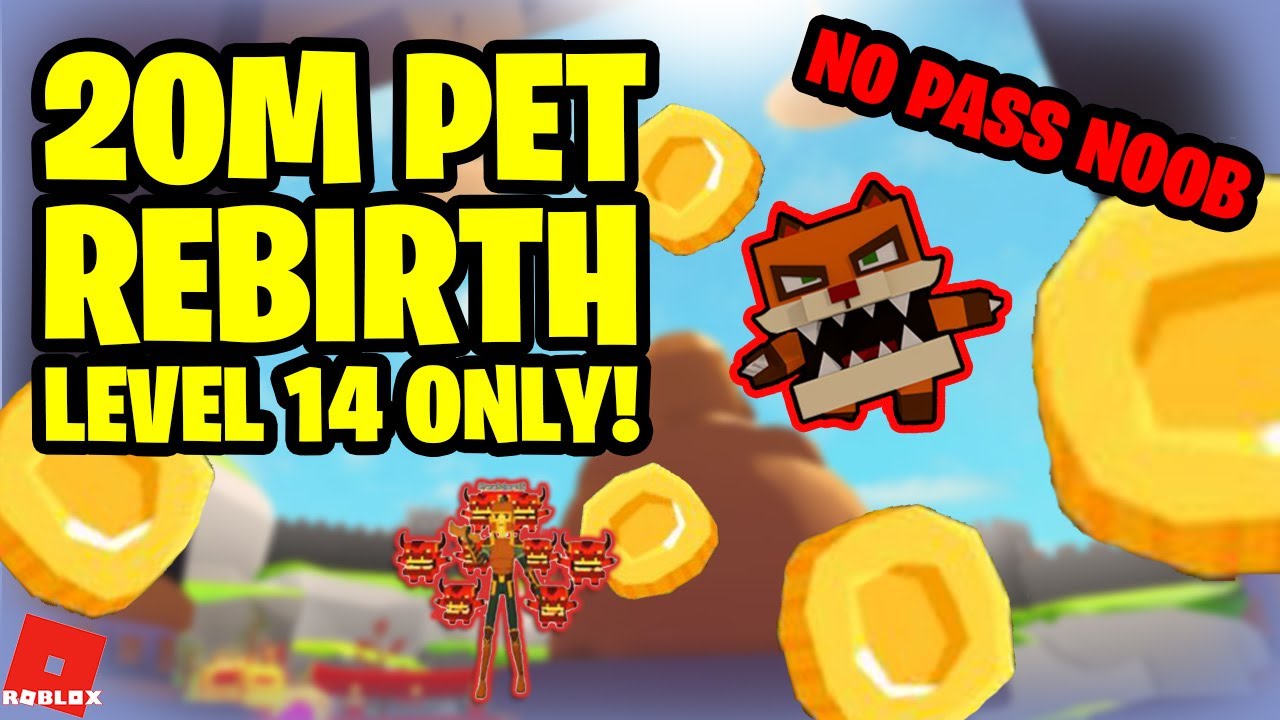 NOOB Gets First 20M Pet at Rebirth 14 | XP/Gold EVENT | Giant Simulator ...