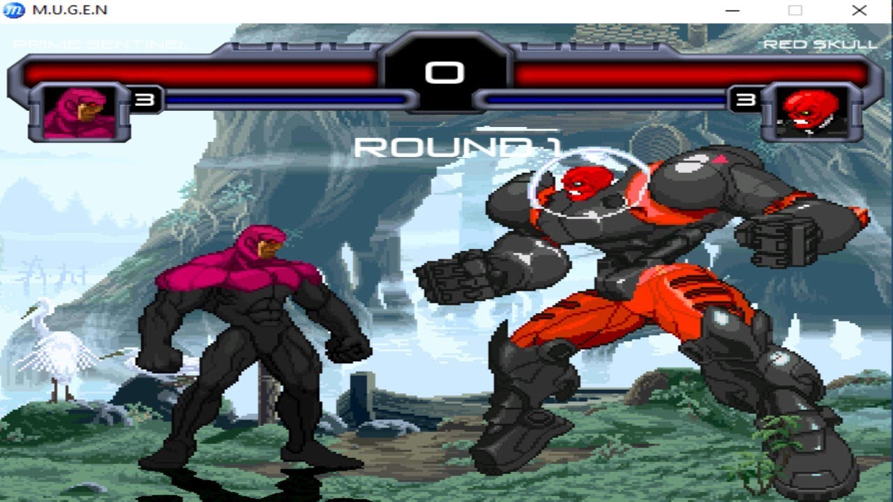 Prime Sentinel vs Red Skull MARVEL VILLAINS FIGHT😈 Mugen Epic Battle ...
