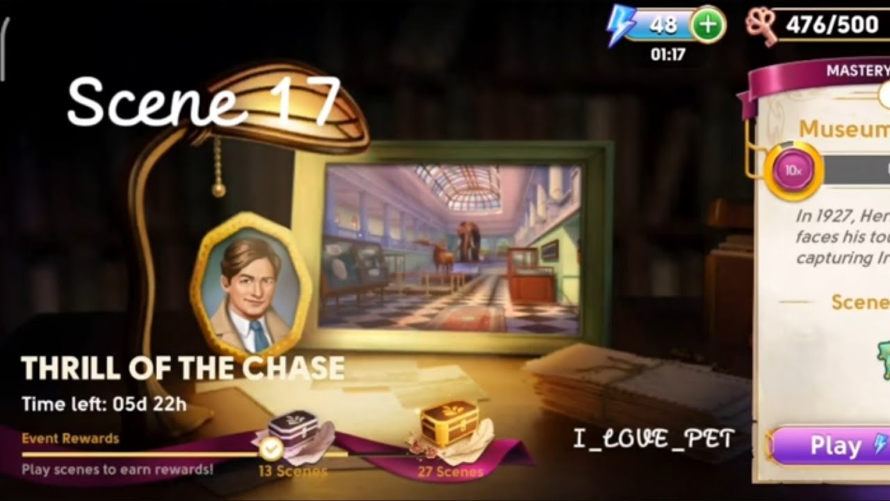 SECRETS 20 | THRILL OF THE CHASE | Scene 17 - Museum Entrance | JUNE'S ...