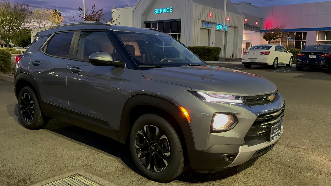 2023 Chevrolet Trailblazer LT Sterling Gray Metallic (Night Walk) - YouTube