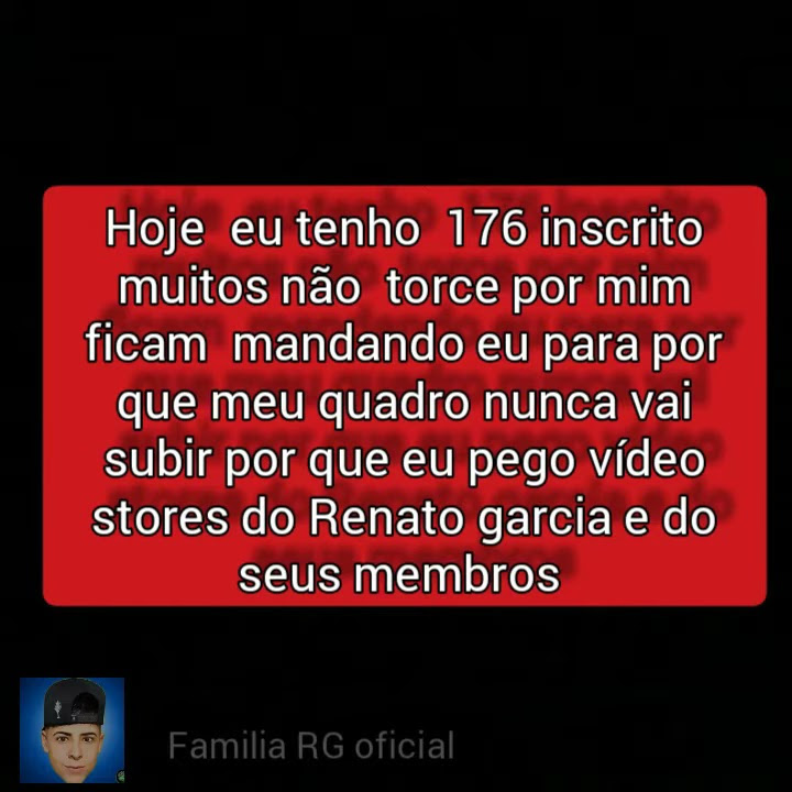 História emocionante de (Família RG oficial) para (Renato Garcia) - YouTube