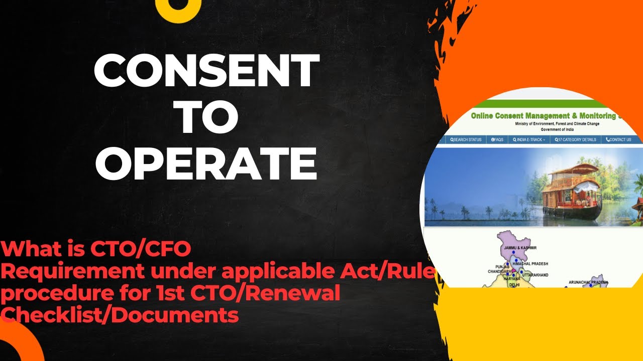 What is the procedure to obtain Consent to Operate what is consent to ...