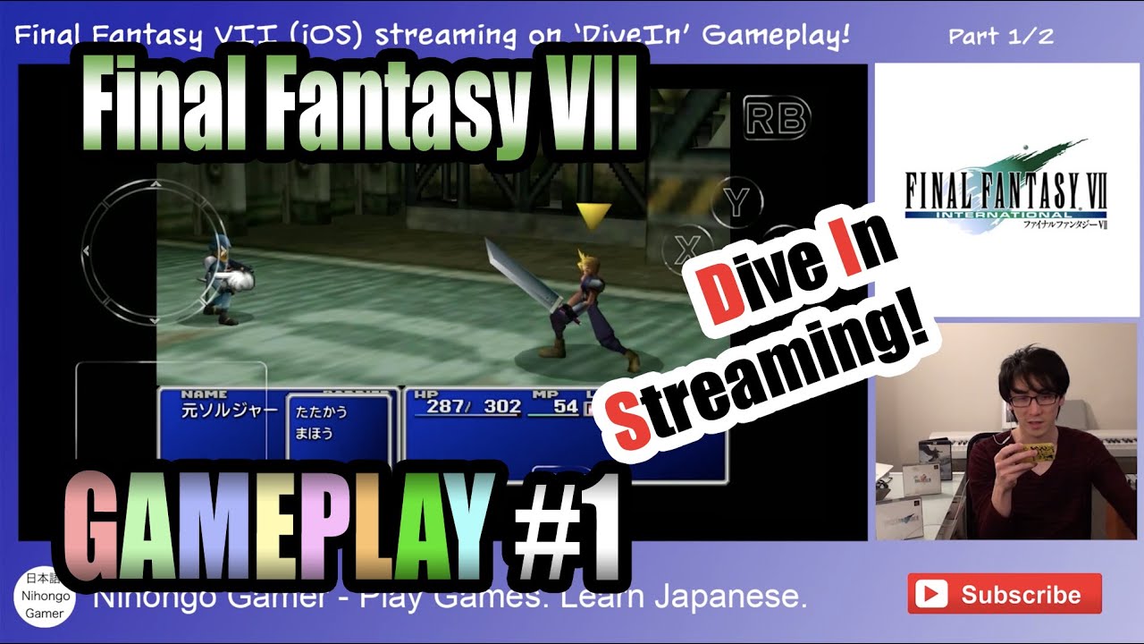 Final Fantasy VII (iOS) on 'DiveIn' Streaming Service! GAMEPLAY Part 1/ ...