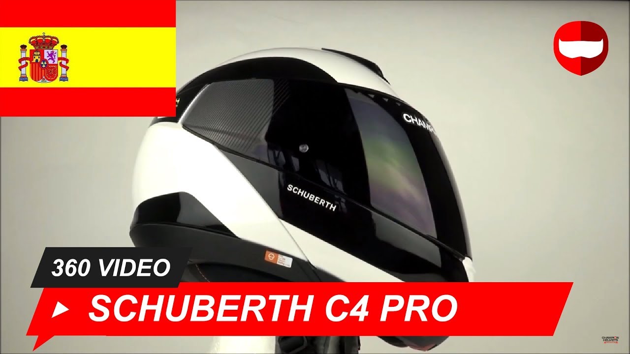 Casco Schuberth C4 Pro Fragment Blanco Negro Unboxing - ChampionHelmets.com - YouTube