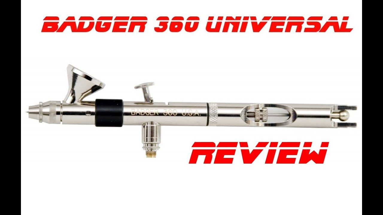 Review: Badger 360 Universal Airbrush - YouTube