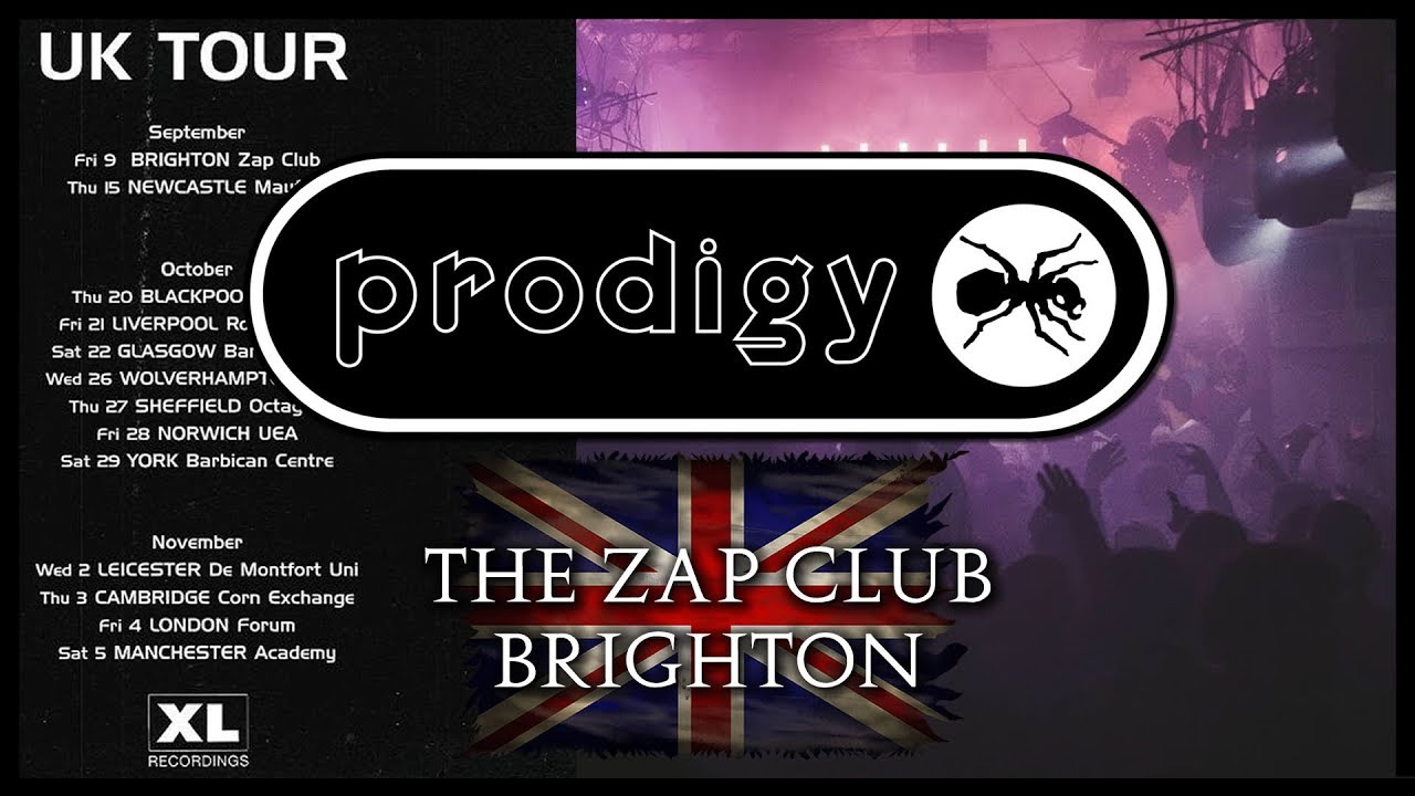 The Prodigy - LIVE AT THE ZAP CLUB, BRIGHTON - 9th September 1994 - YouTube