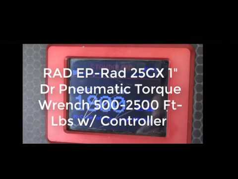 MyCyberOffice.com RAD EP-Rad 25GX 1" Dr Pneumatic Torque Wrench 500 ...