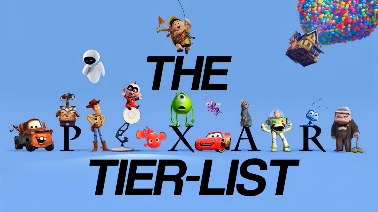 The BEST Pixar Movies Tier-List! - YouTube