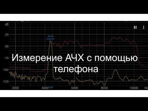 Измерение АЧХ с помощью телефона - YouTube