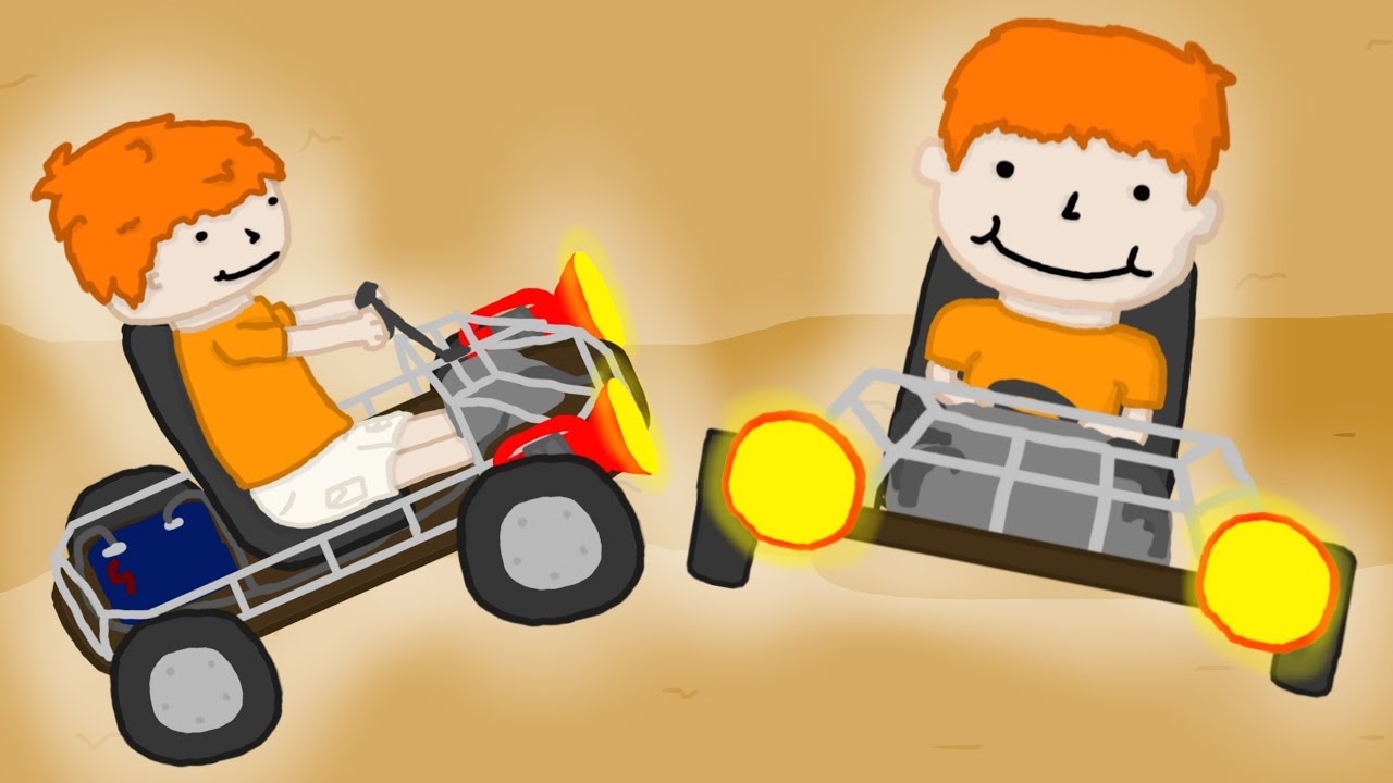 Desert go-cart - YouTube