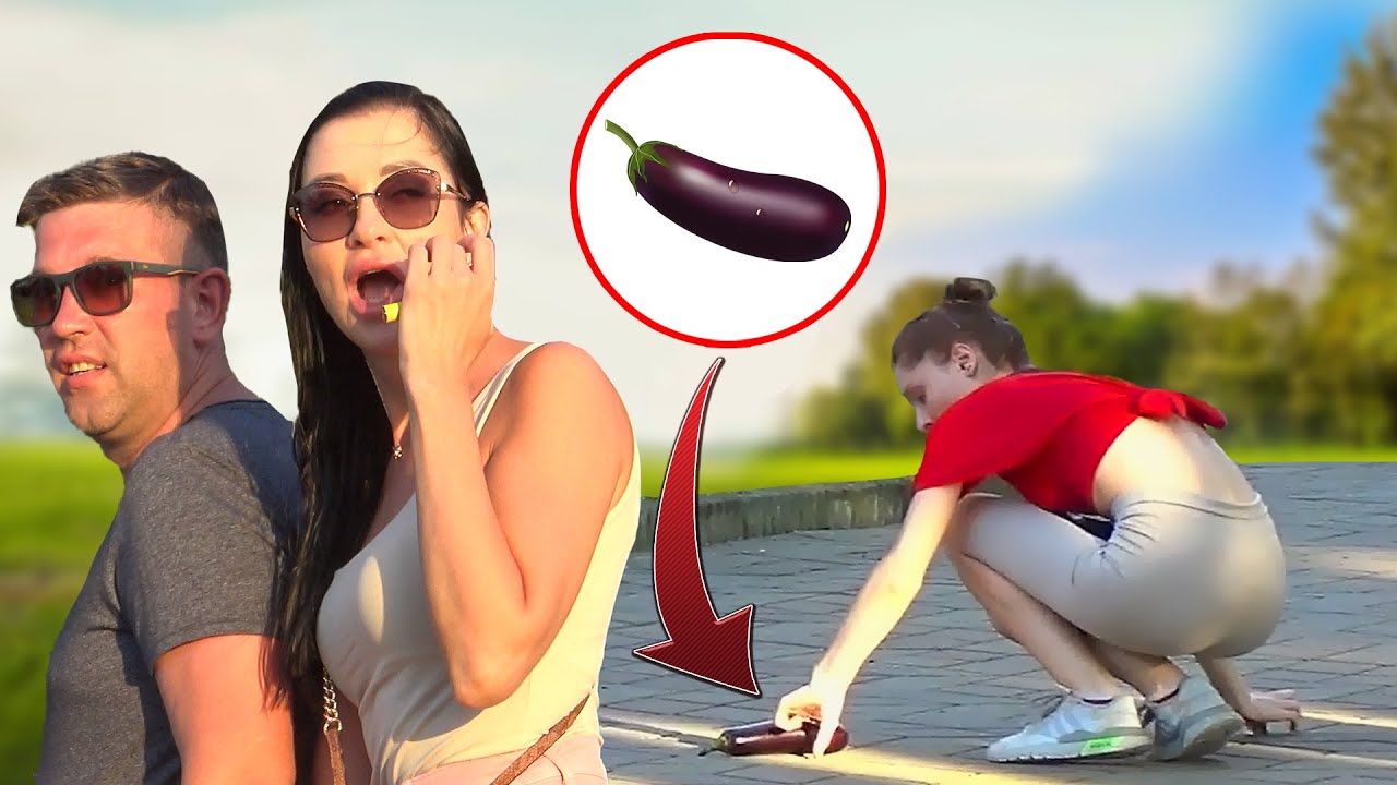 🔥 When a girl Dropping eggplant AWESOME REACTIONS 😲 Best of Just For Laughs🔥 - YouTube
