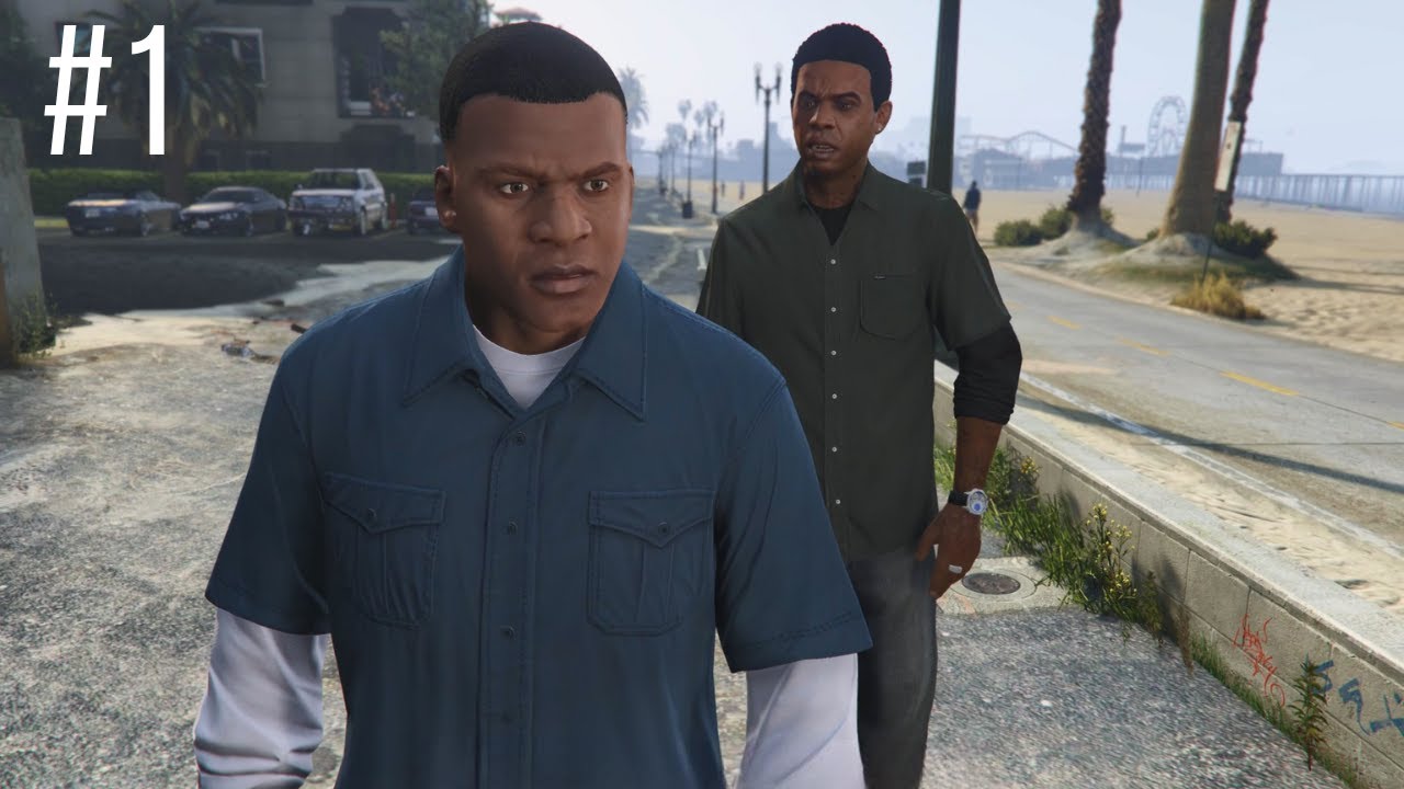 GTA V PC Walkthrough Gameplay #1 - PROLOGUE & FRANKLIN AND LAMAR (FULL ...