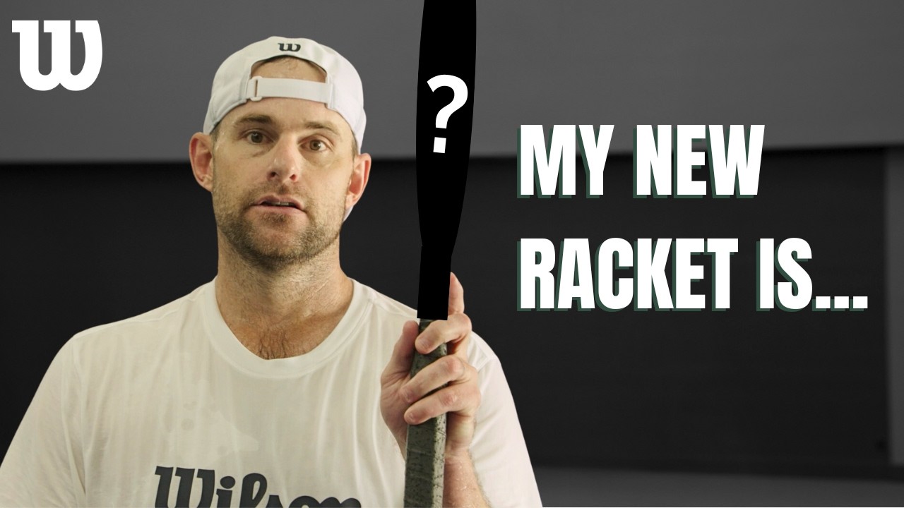 Andy Roddick WILSON RACKET REVEAL - YouTube