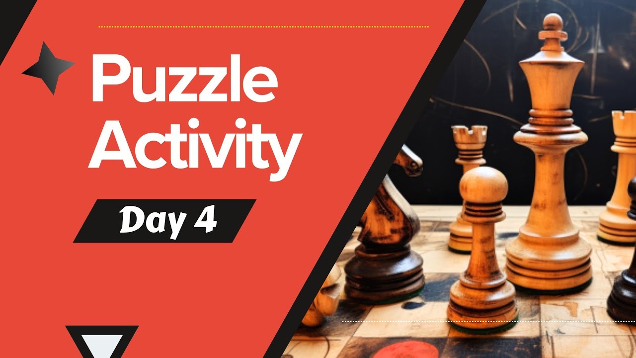 Puzzle activity to improve chess | Day 4 | Chess Vaasam - YouTube