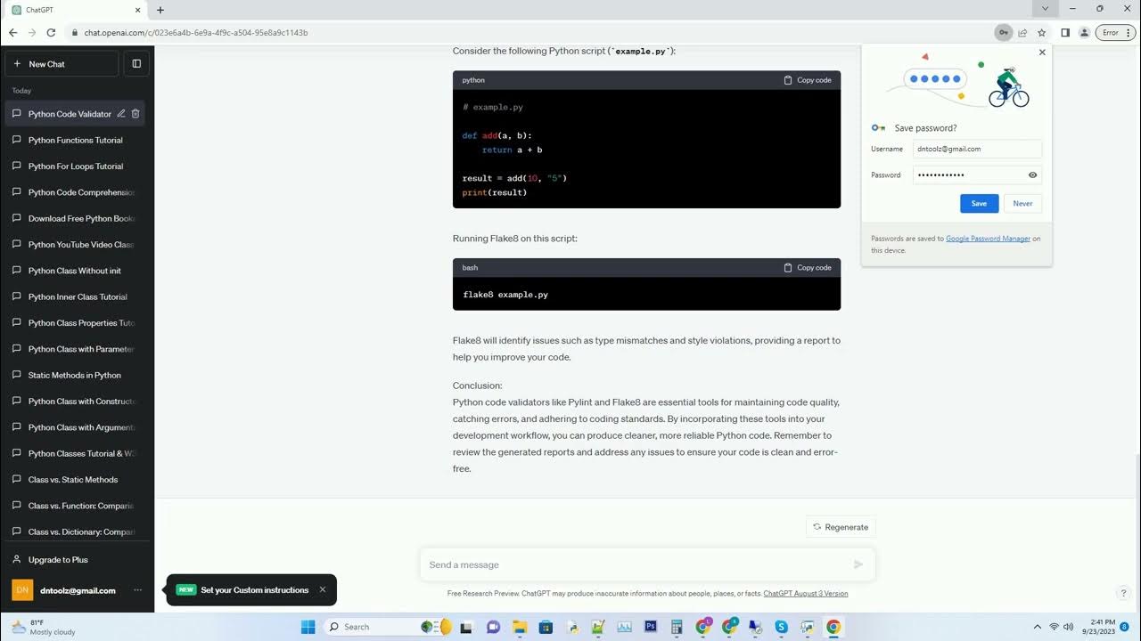 python code validator - YouTube