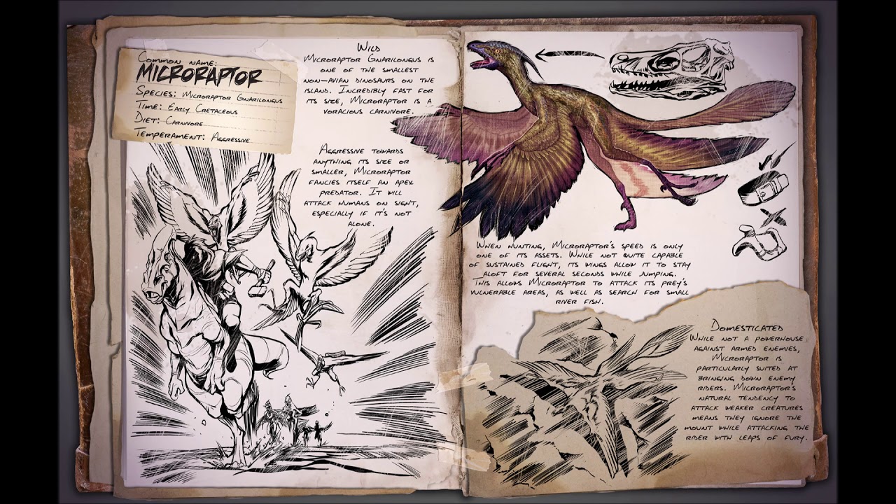 Ark Survival Evolved (Microraptor Sound Effects) - YouTube