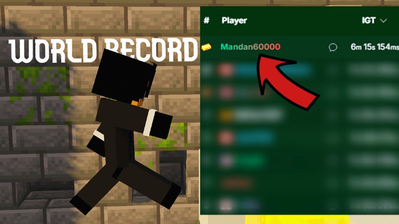 Getting a Minecraft Speedrun Record is hard - YouTube