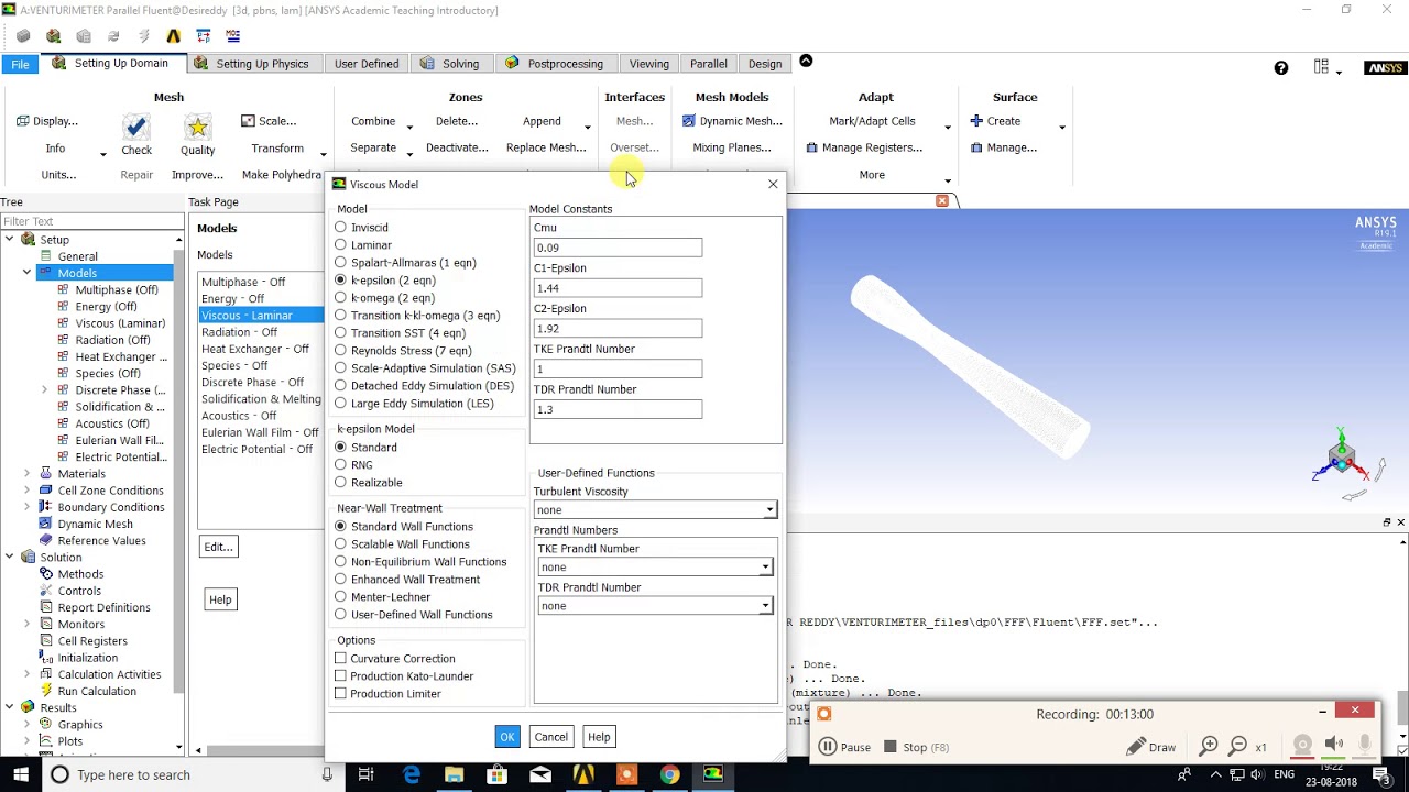 Tutorial 4 Venturimeter IITP - YouTube