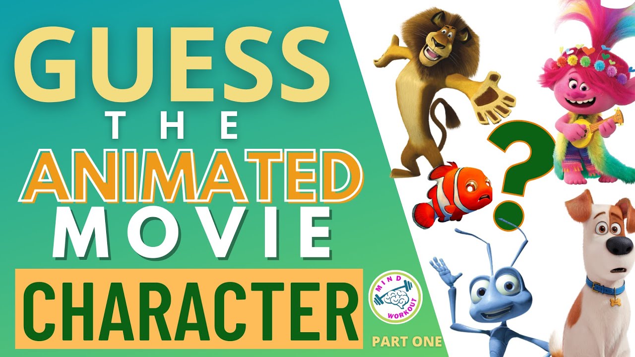 Guess the Animated Movie Character | Part 1 | Animated Movie Character ...