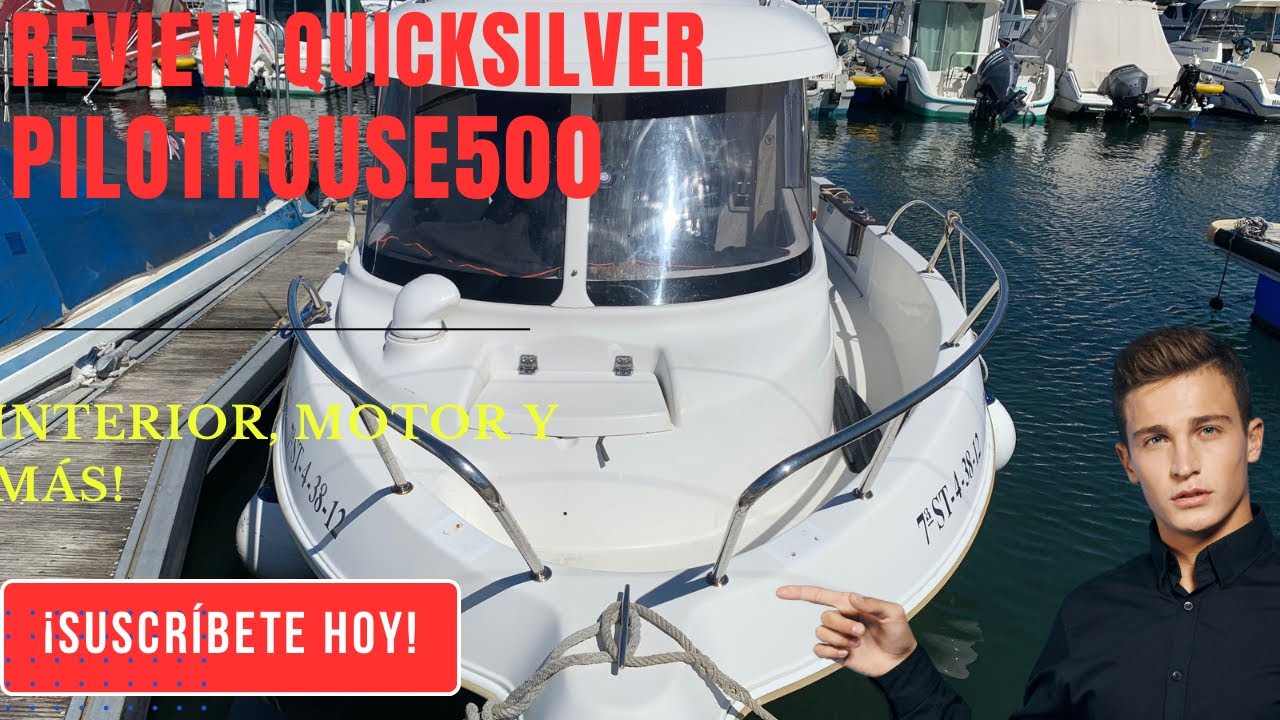Tour detallado por mi Quicksilver 500 pilothouse: Interior, Motor y Más ...