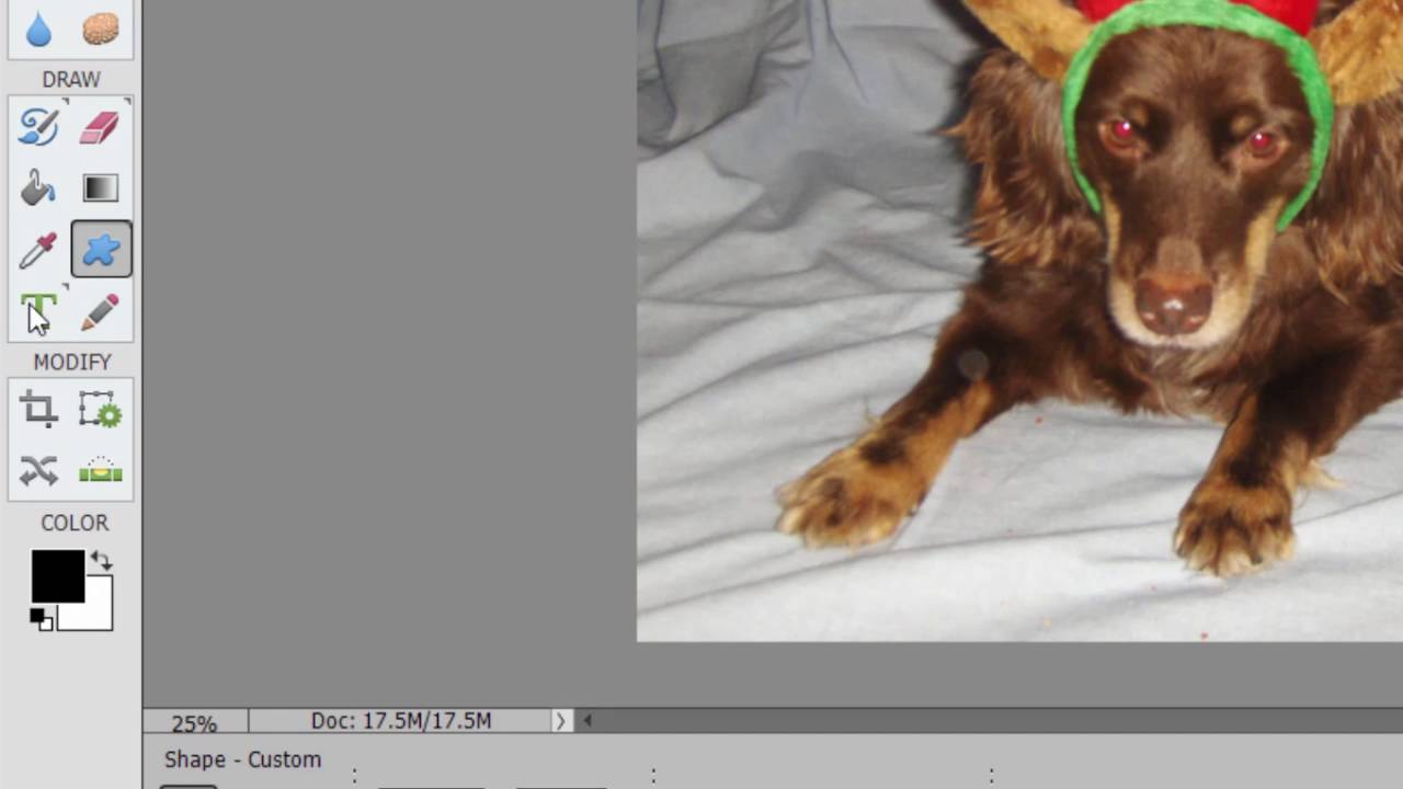 Photoshop Elements 15, Basic Training Part 6 of 8 - YouTube