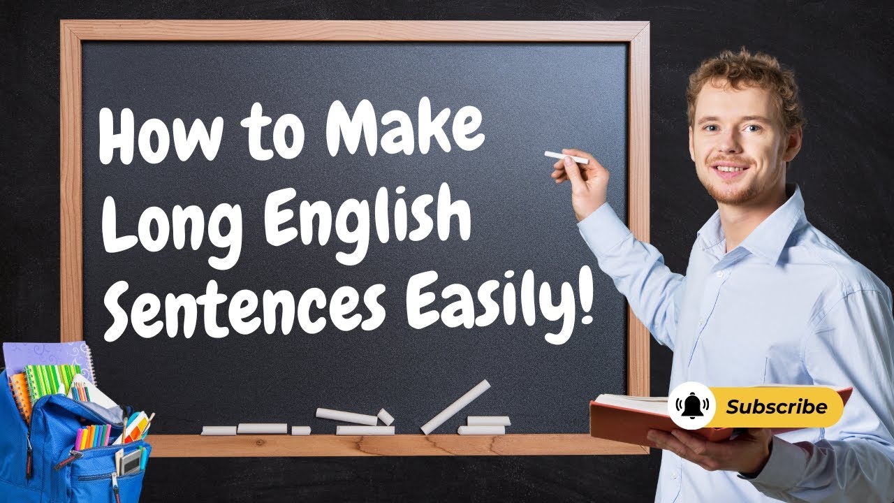 Learn to make Long Sentences in English | Step-by-Step for Kids ...