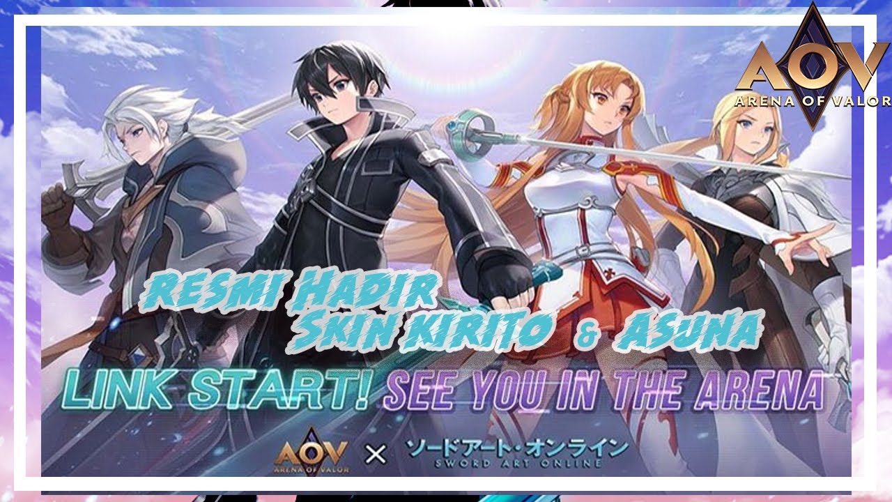RESMI!! Kirito & Asuna hadir di AOV | AOV x SAO - YouTube