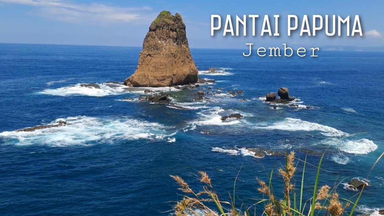 Pantai papuma jember - YouTube
