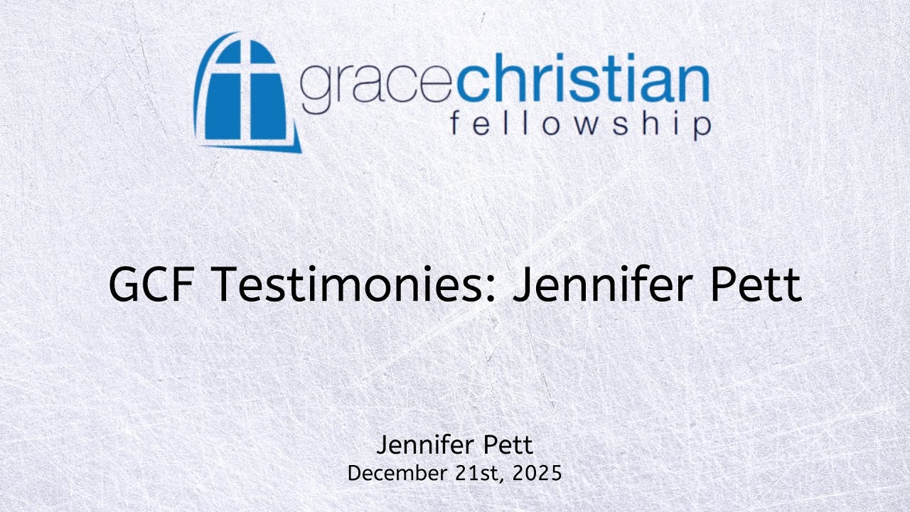 GCF Testimonies: Jennifer Pett - YouTube