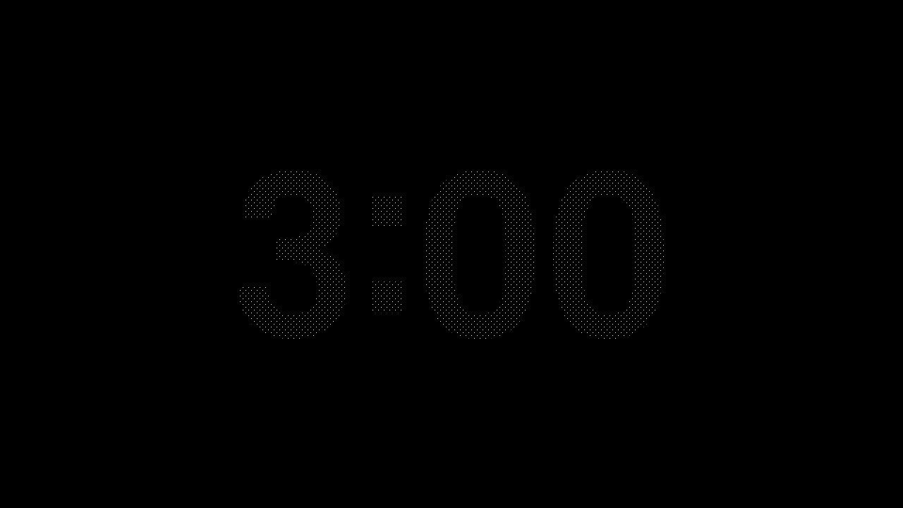 3 Minute Timer - Dot pattern, 1080p HD - YouTube