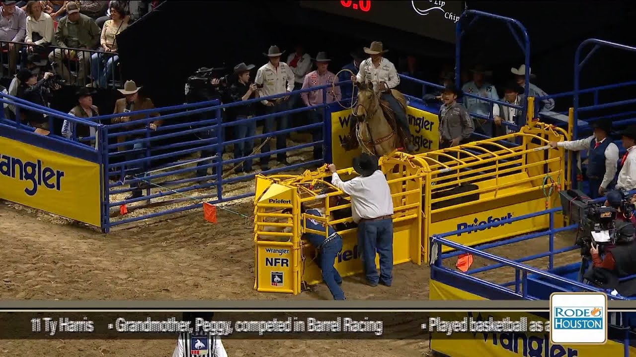 Ty Harris 2024 NFR Round 3 6.9s - YouTube