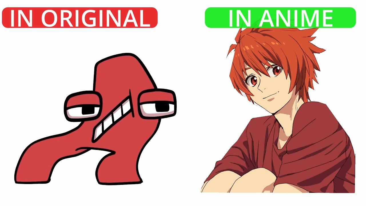 Transforming ALL Alphabet Lore into ANIME CHARACTERS - YouTube