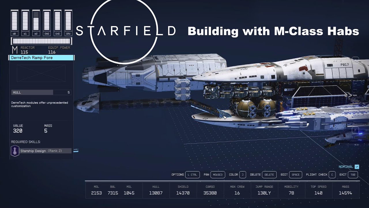STARFIELD | Building with M-Class Habs #starfield #starfieldgame #mods ...