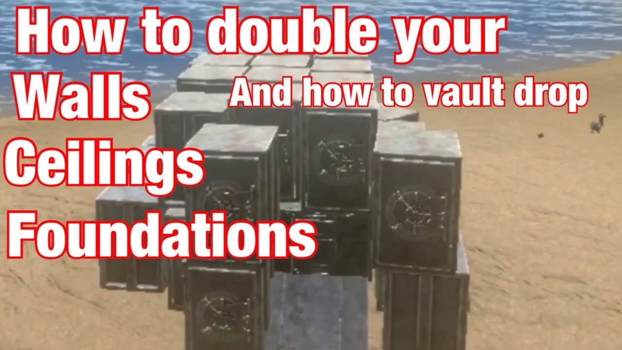 How to Double up Your WHOLE base in Ark Mobile(and how to vault drop ...