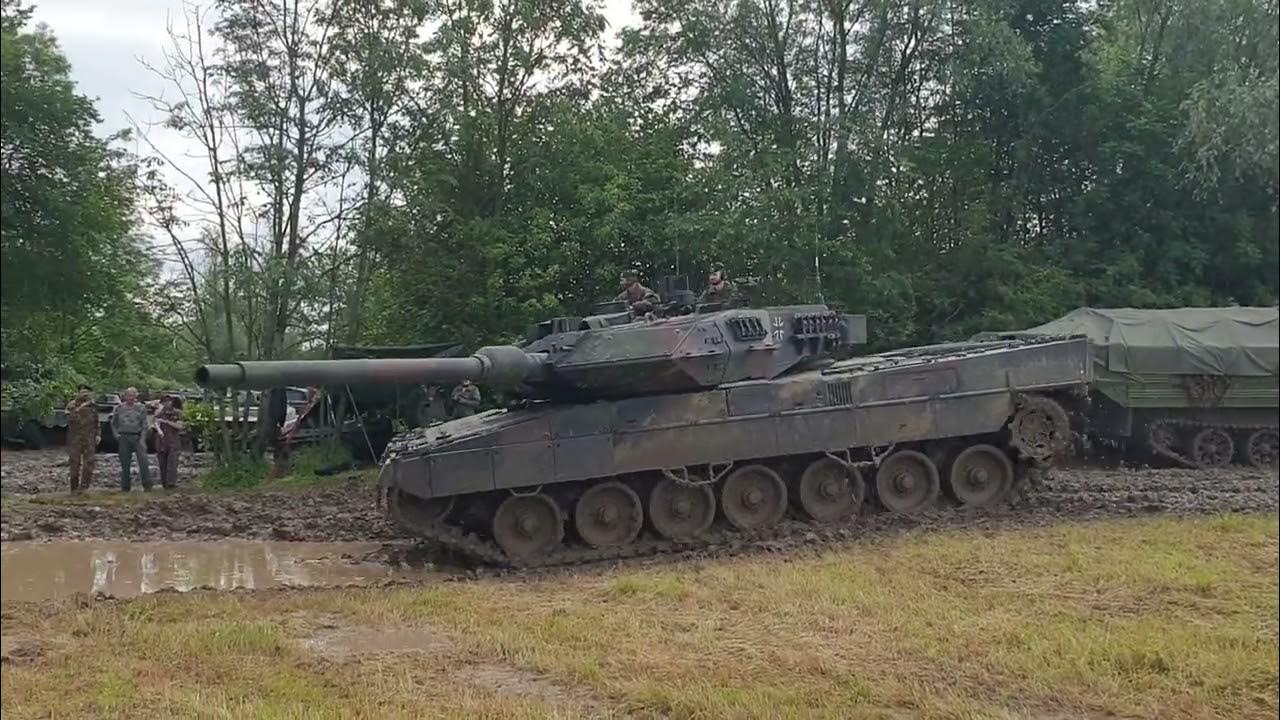 Leopard 2a6 at the militar tag Museum für Zivil- und Wehrtechnik Uffenheim 2024. - YouTube