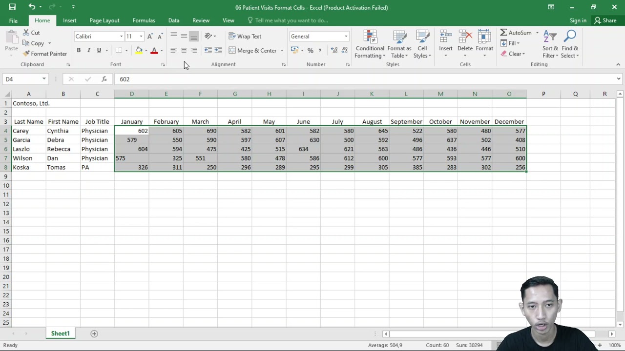 Align and Indent Cell Contents - YouTube