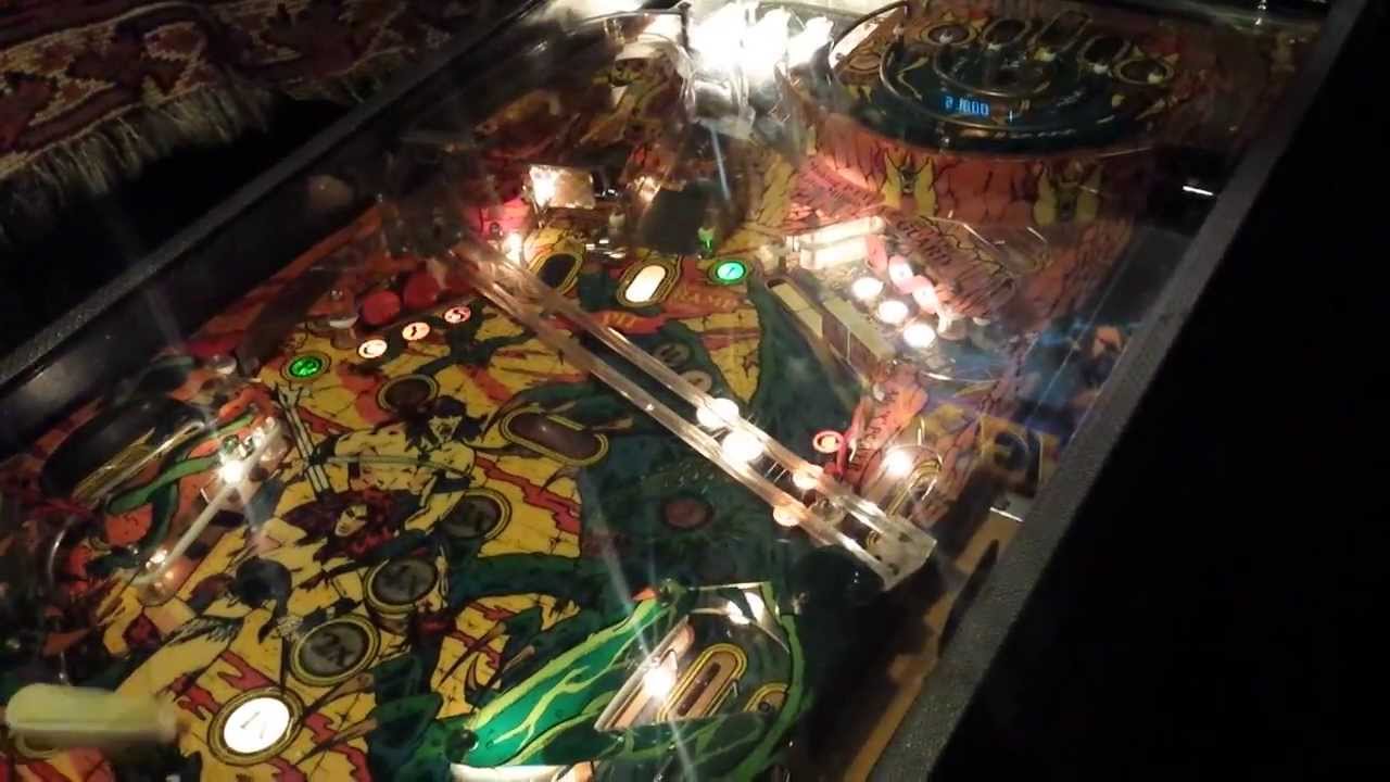 Premier/Gottlieb 1987 Arena pinball gameplay (Multiball, The Pit) - YouTube